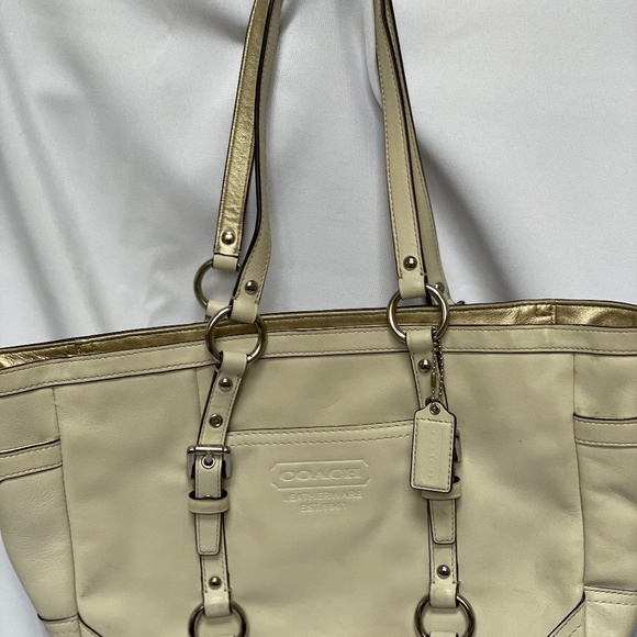 Coach | Bags | Cream Coach Tote | Poshmark
